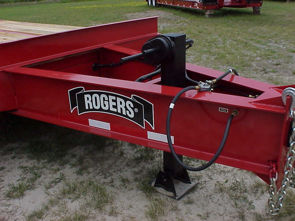 21-ton TAG21L Tag-Along Trailer, Rear Loading: Tag-Along Trailer